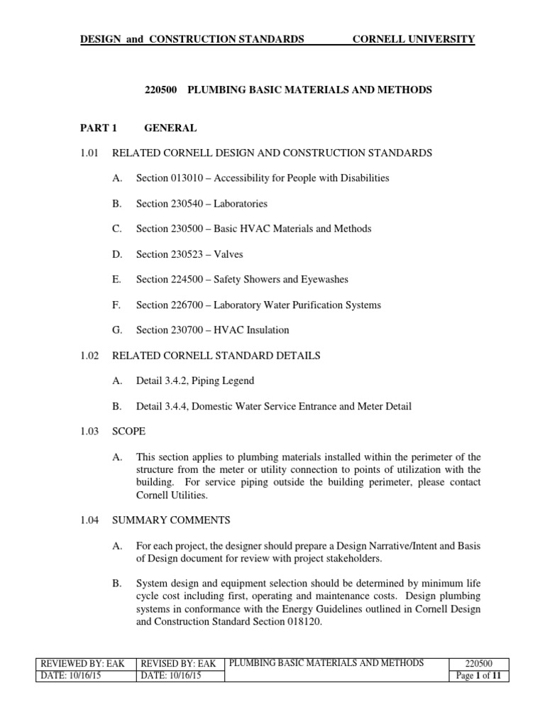 Plumbing Basic Materials and Methods | PDF | Sanitary Sewer | Pipe (Fluid Conveyance)