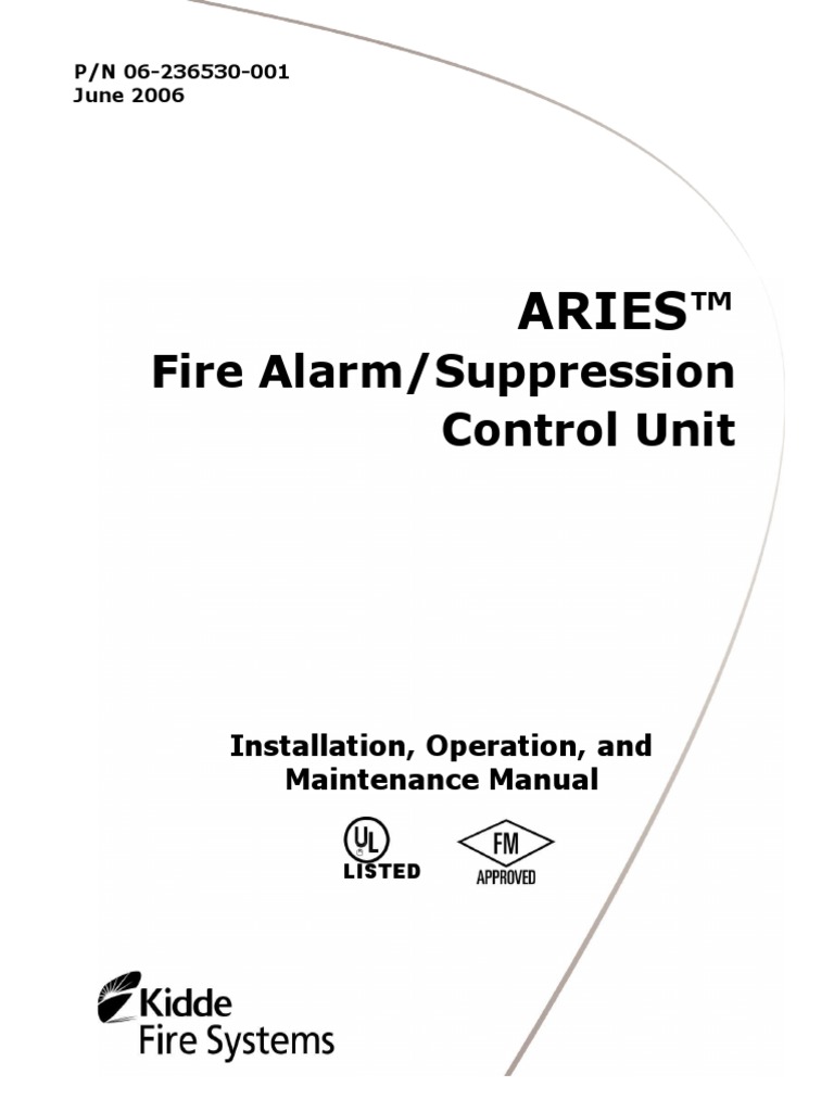 Manual Kidde Aries 01-06-2017 | PDF | Electrical Engineering | Electricity