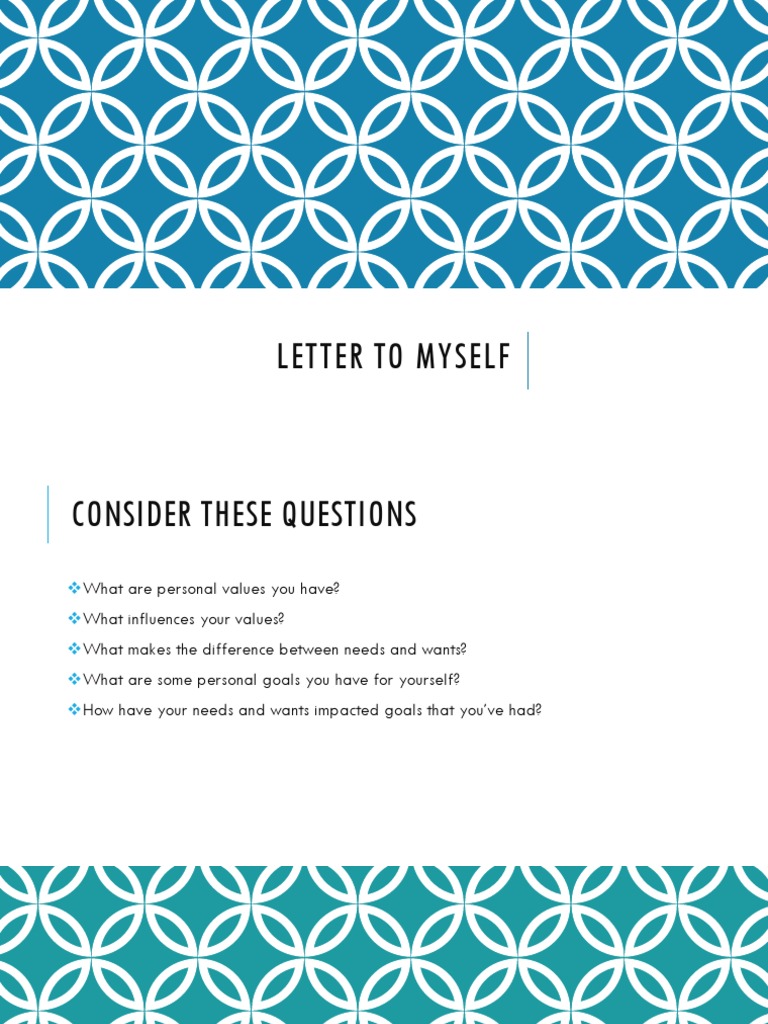 Reflective Letter to My Future Self | PDF