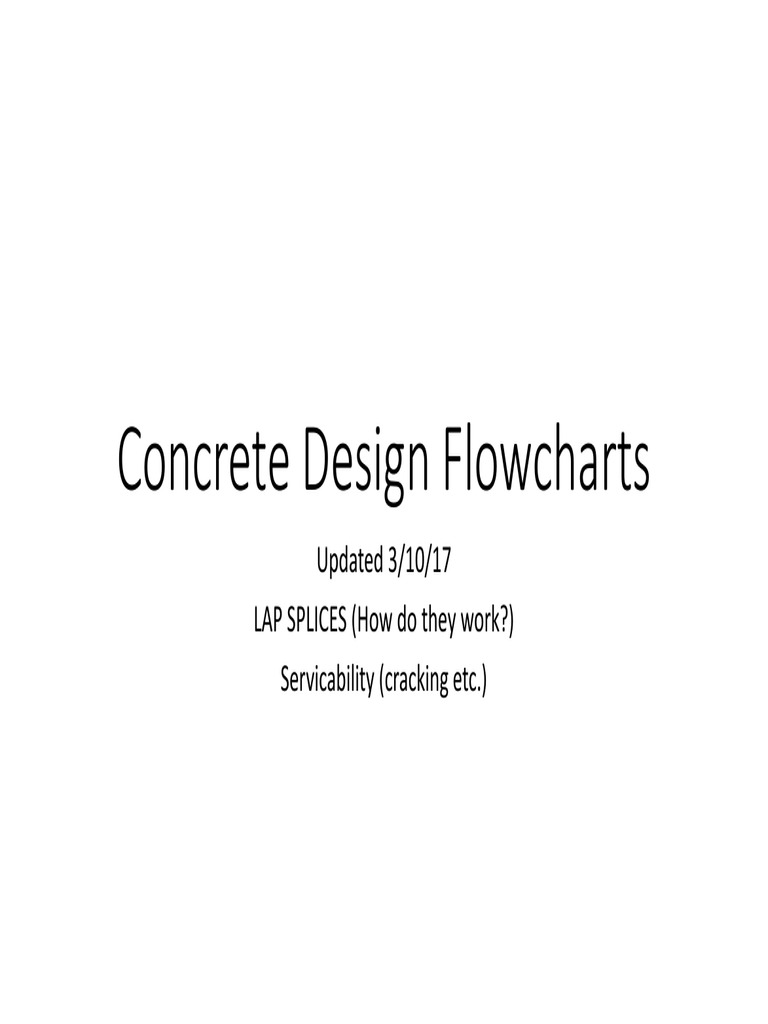 Concrete Design Flowcharts 3-14-17 | PDF | Beam (Structure) | Strength ...