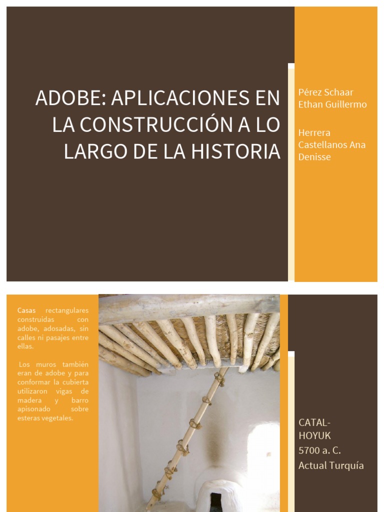 Historia Del Adobe | PDF | Pirámide