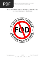 FOD Awareness and Prevention Program Guide | PDF | Foreign Object Damage