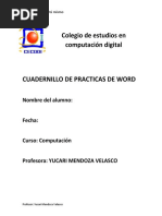 Ejercicios Prácticos Ofimática Básica - Word | PDF | Hogar, jardinería ...