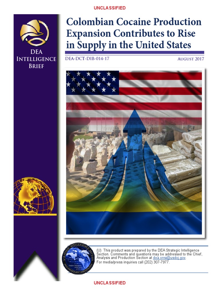 DEA Intelligence Brief - DIB-014-17 Colombian Cocaine Production ...