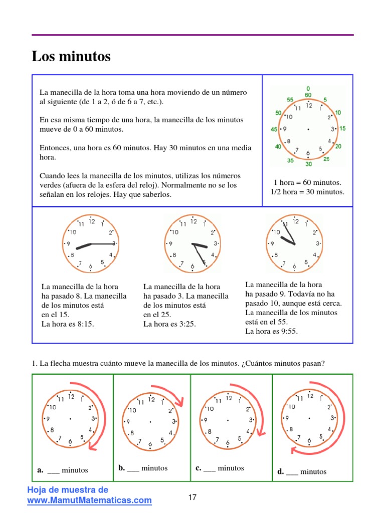 Reloj Minutos | PDF