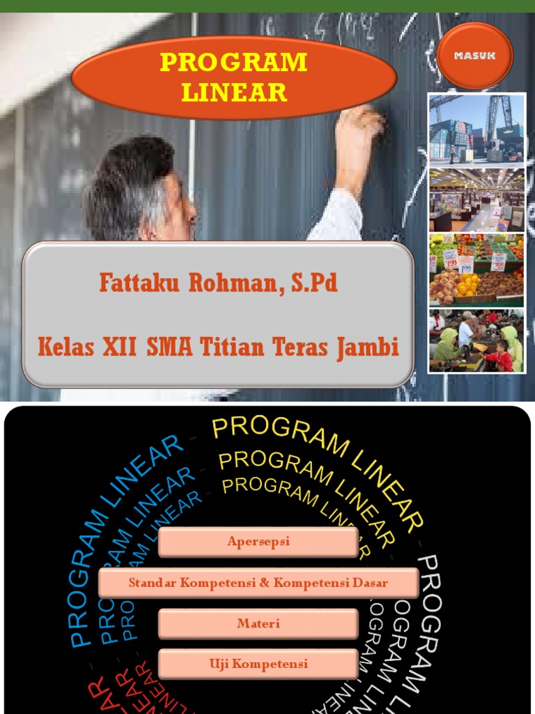 20131216014504-Program Linear | PDF | Metode & Bahan Ajar