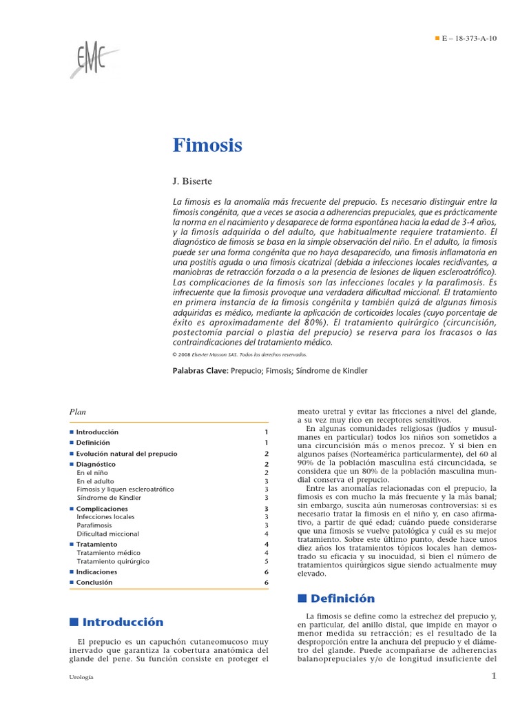 Fimosis | PDF | Circuncisión | Pene