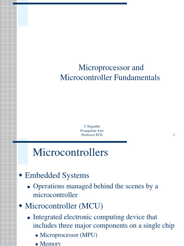 Mup Muc | PDF | Microcontroller | Input/Output
