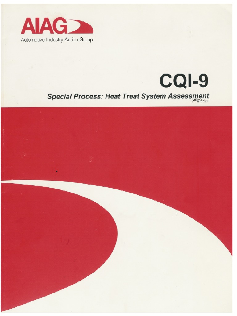 AIAG CQI-9 Special Processes | PDF | Quality Management System | Annealing (Metallurgy)