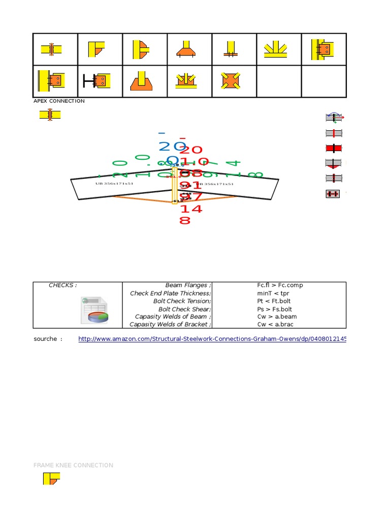 Steel Connections | PDF | Truss | Applied And Interdisciplinary Physics
