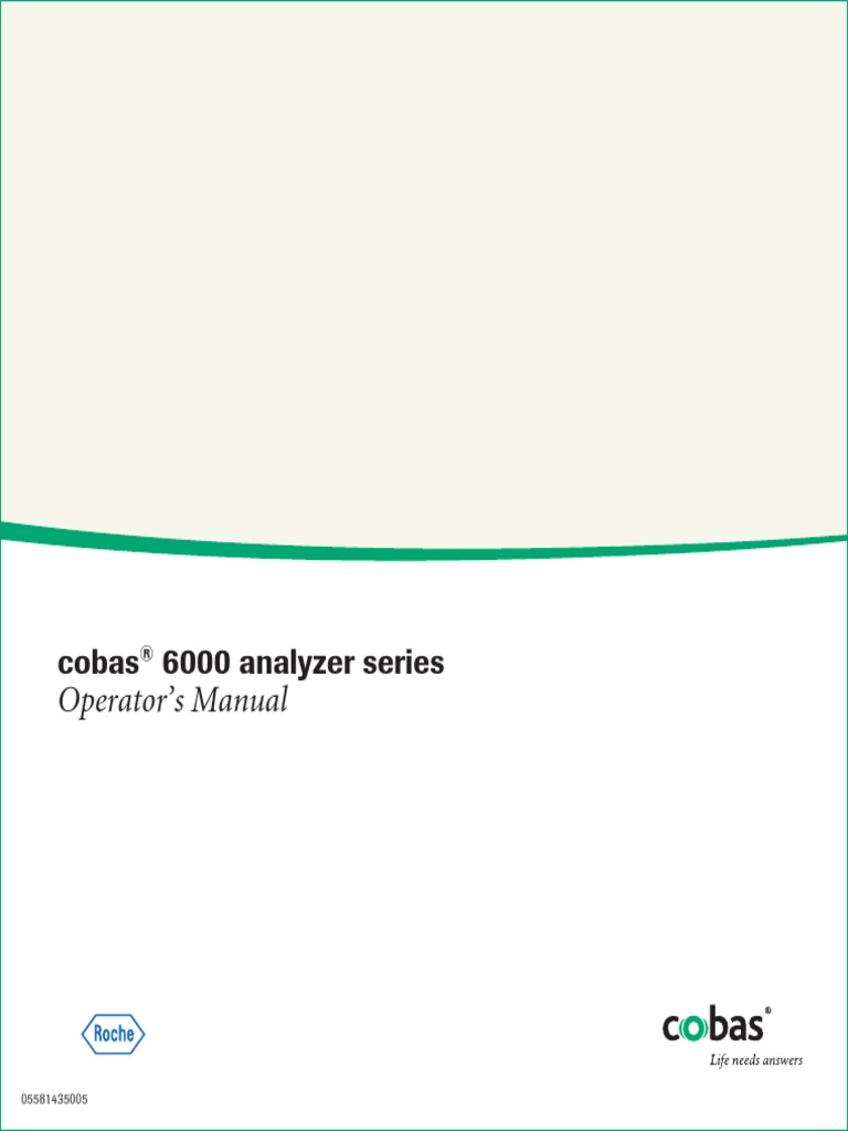 Cobas 6000 SOP PDF | PDF | Medical Device | Medical Laboratory