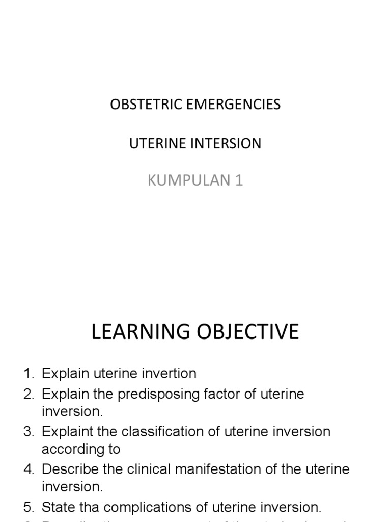 Obstetric Emergencies | PDF