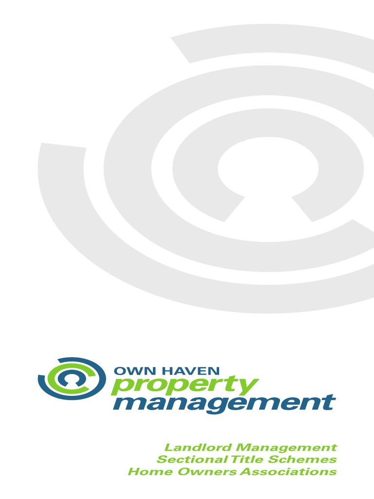 OHPM SP Brochure | PDF | Landlord | Property Management