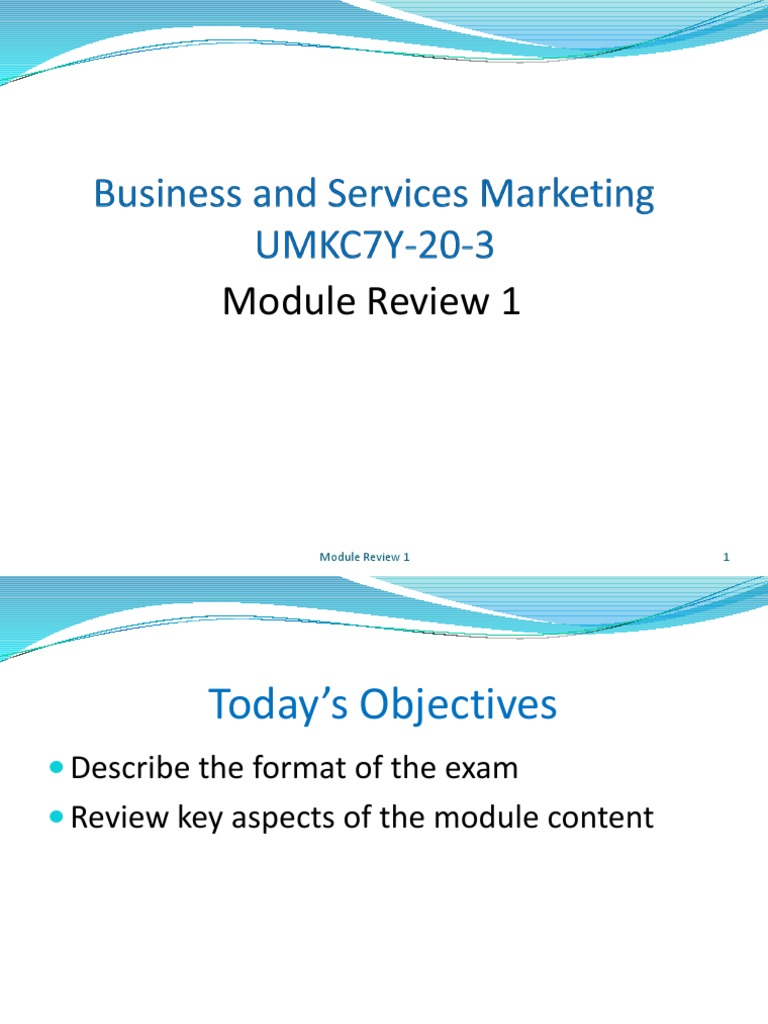 Module Review 1 | PDF | Quality (Business) | Business