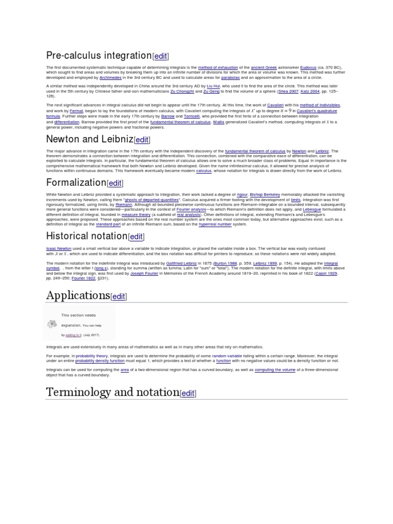 Applications Applications Applications: Pre-Calculus Integration Pre ...