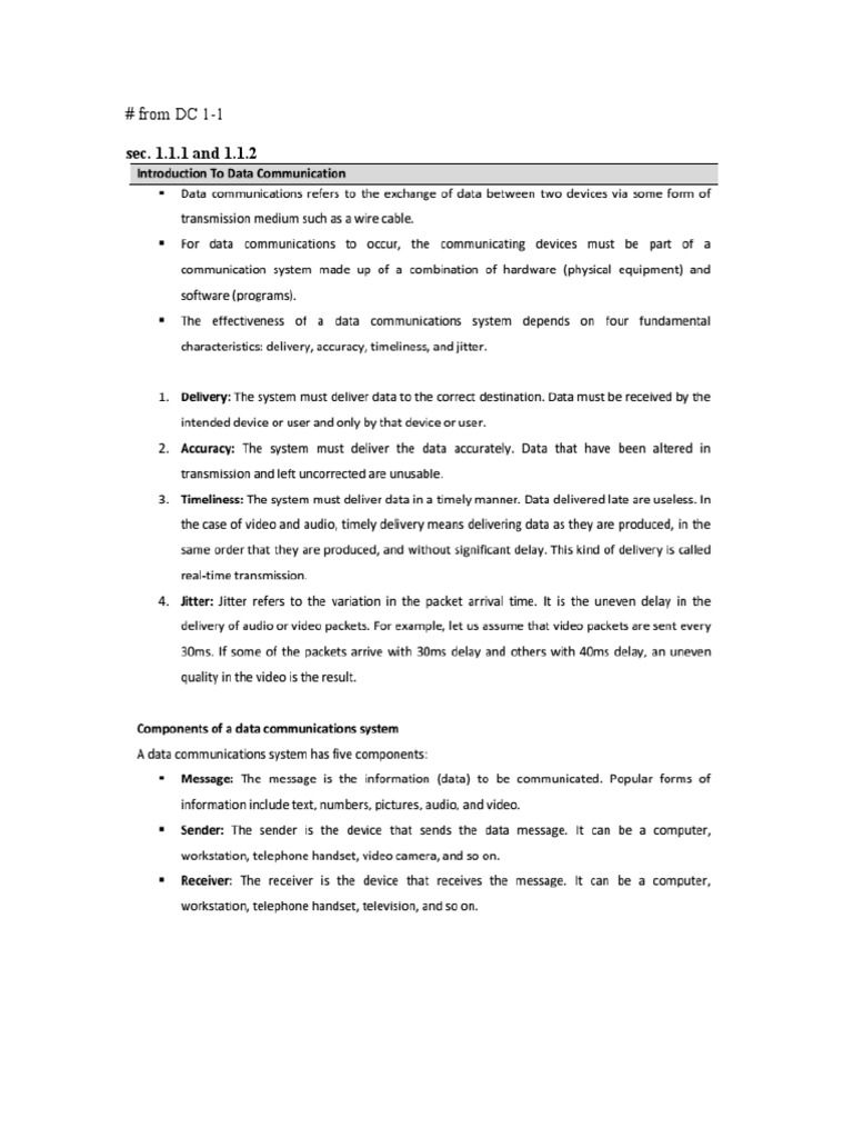 Sec. 1.1.1 and 1.1.2: # From DC 1-1 | PDF