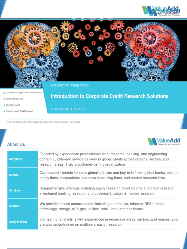 ValueAdd - Sell-Side Equity Research (June 2017) | PDF | Securities ...