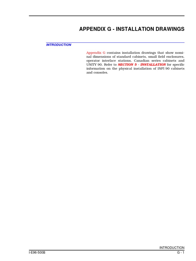 Appendix G - Installation Drawings | PDF