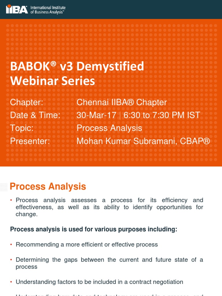 Ba Course: Process-Analysis | PDF