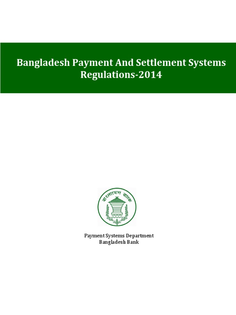 Bangladesh Payment & Settlement System PDF | PDF | Clearing (Finance ...