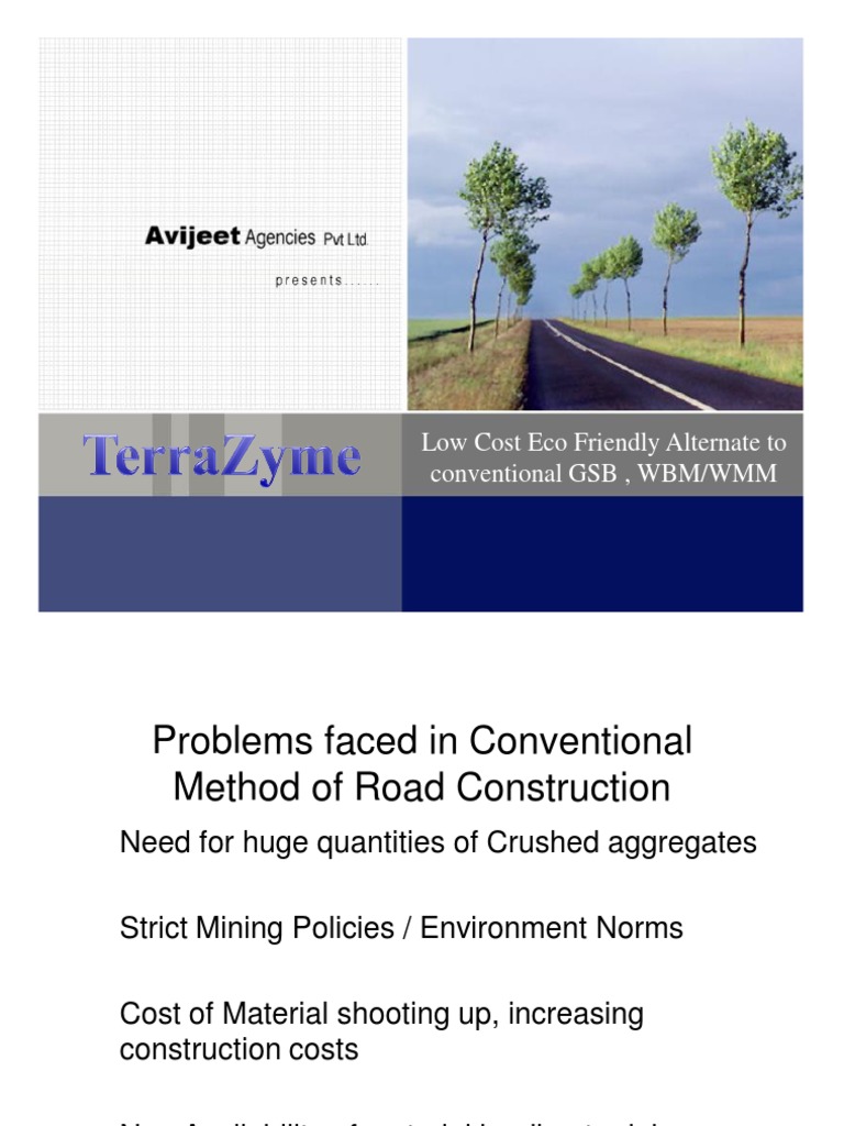 Terrazyme - Soil Admixture To Improve The Native Soil-Bio Enzyme | PDF ...