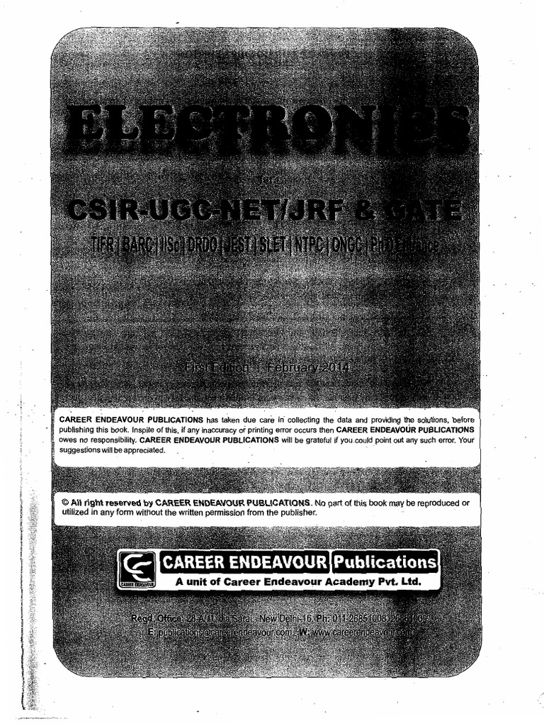 Electronics & Solid State Physics Fiziks Notes | PDF