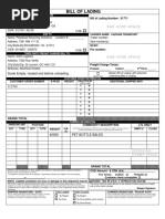 Saia LTL Freight Bill of Lading Form | PDF | Cargo | Bill Of Lading
