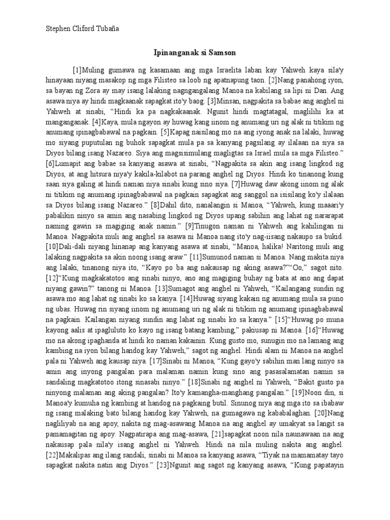 Samson | PDF