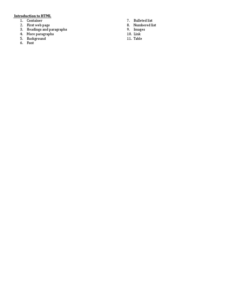 HTML Tags | PDF | Web Page | Non Breaking Space