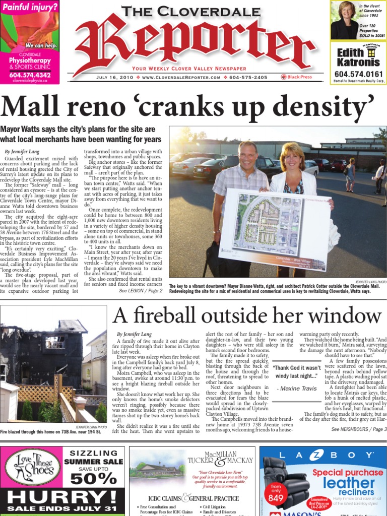 Cloverdale Reporter July 16, 2010 | PDF | Pharmacy | Nature