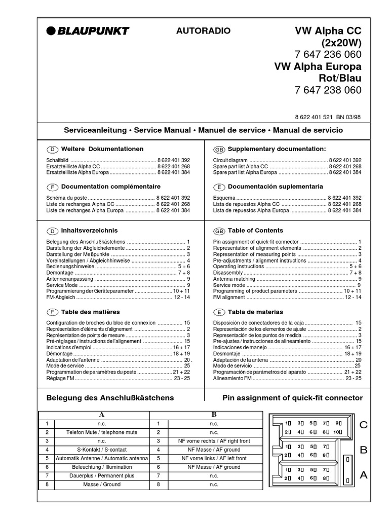 VW Alpha PDF | PDF