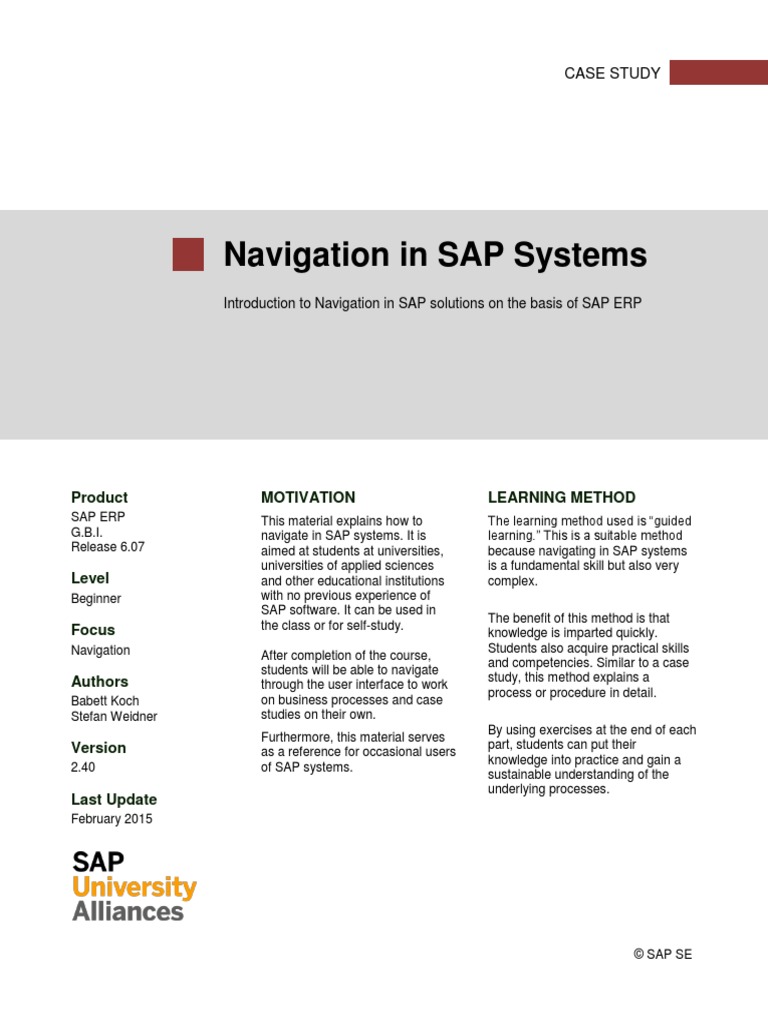 Intro ERP Using GBI Navigation Course (Letter) en v2.40 | PDF | Icon (Computing) | Menu (Computing)