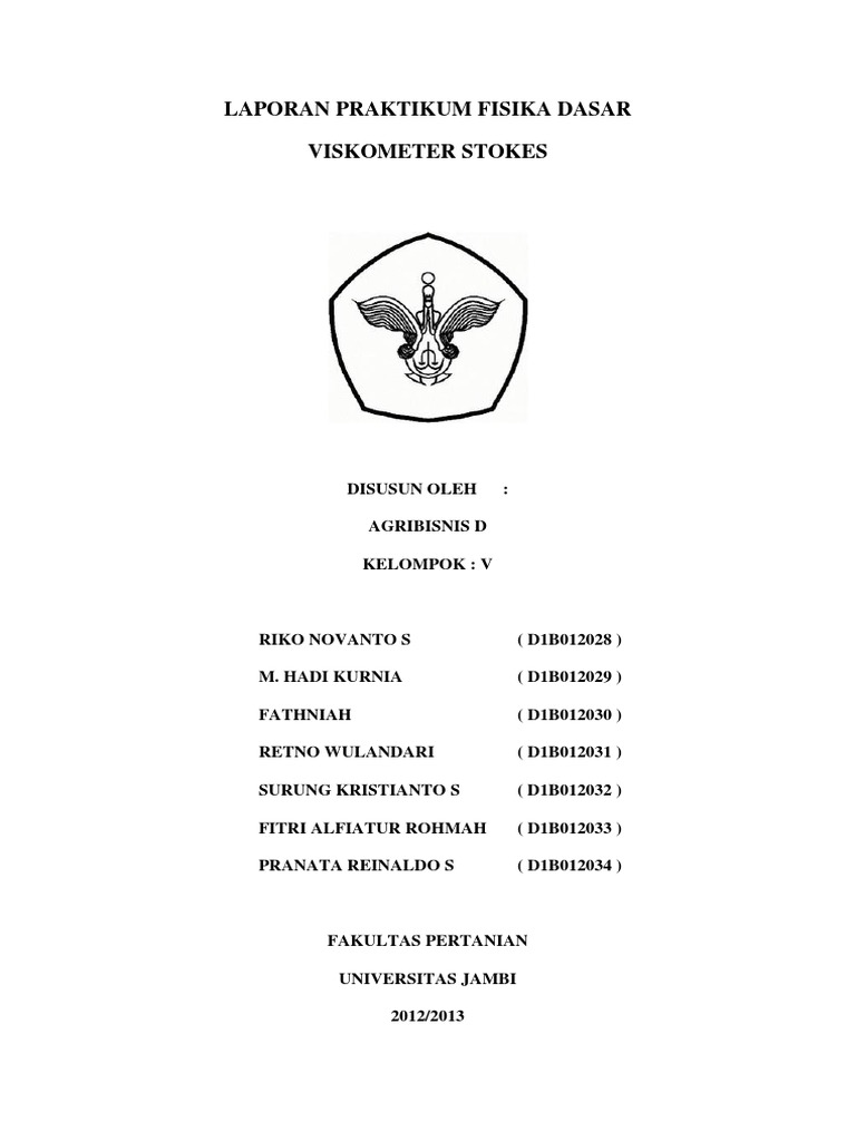 Contoh Viskometer | PDF
