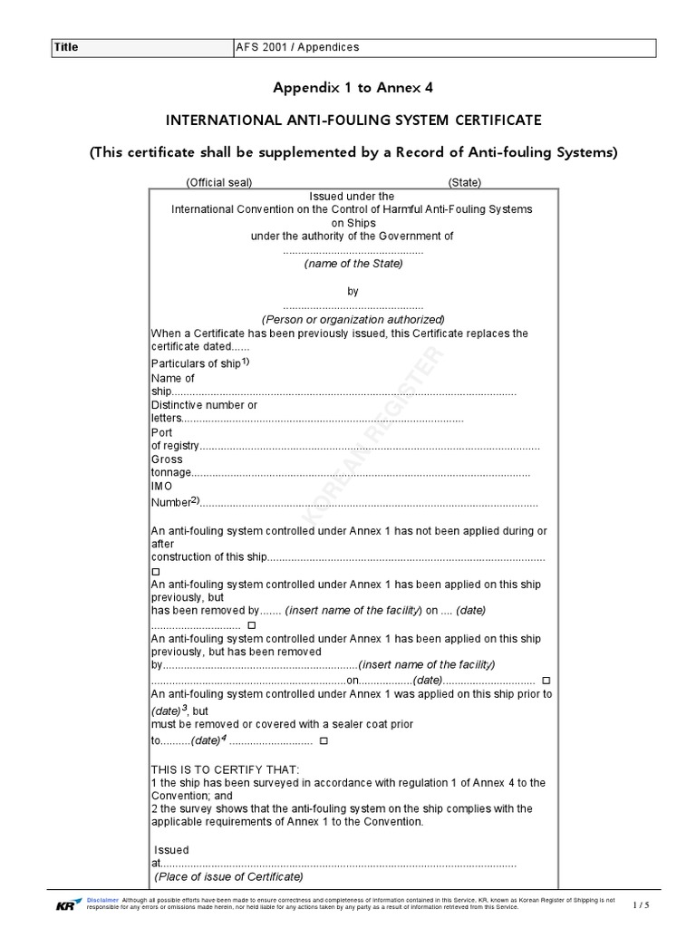 Afs2001 Certificate | PDF | Government | Business