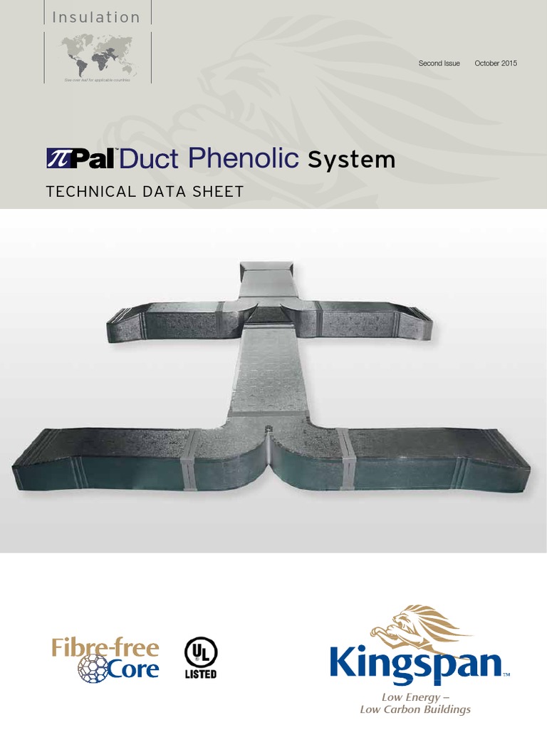 PalDuct Phenolic Datasheet ME | PDF | Duct (Flow) | Building Engineering