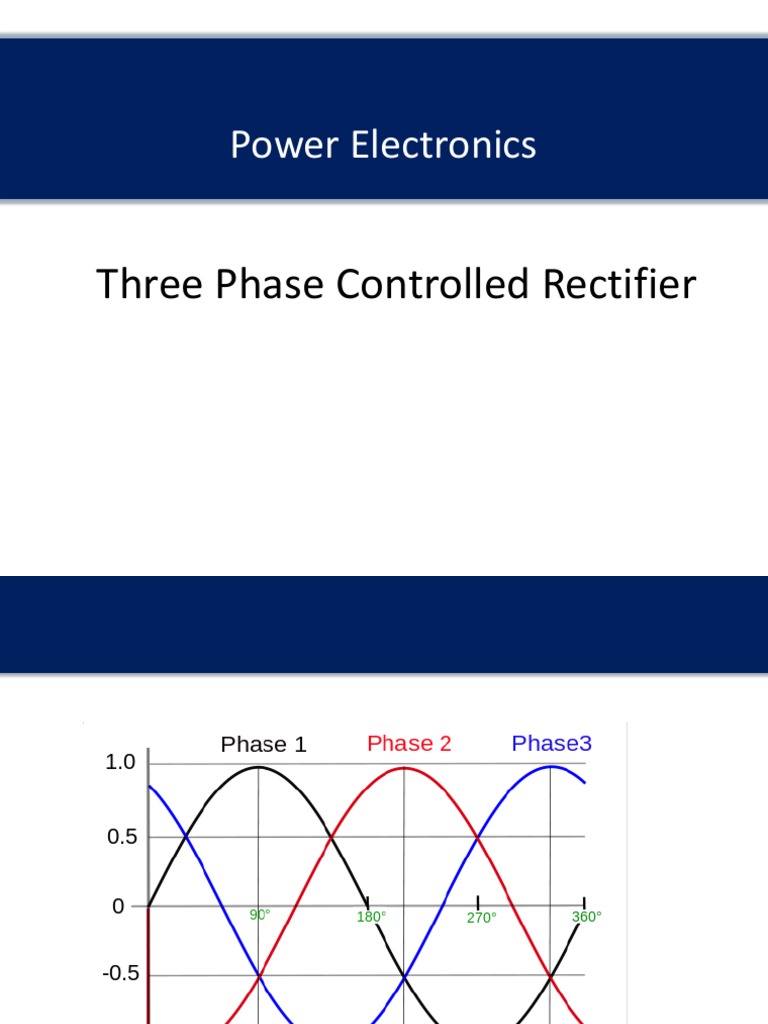 Three Phase Controlled Rectifier | PDF | Science & Mathematics