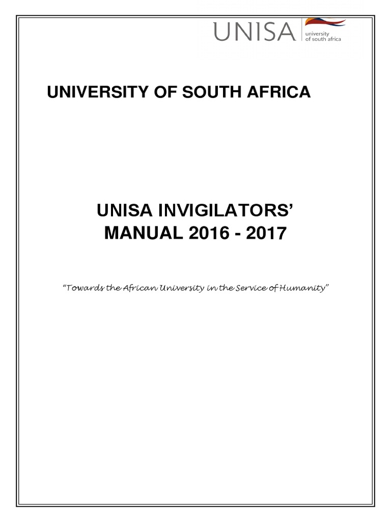 Invigilators Manual Final Doc 2016 2017.Doc2 1 | Identity Document ...