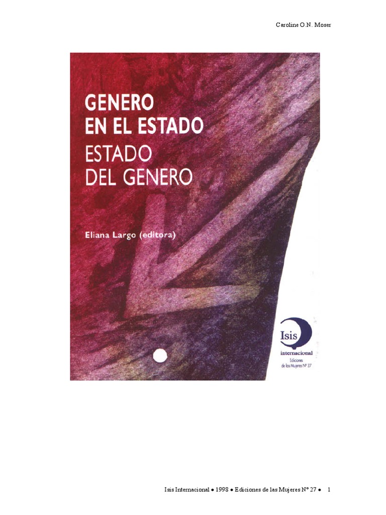 Caroline Moser PDF | PDF