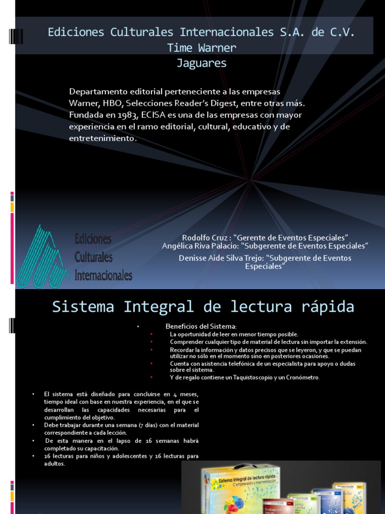 Sistema Integral de Lectura | PDF | Lectura (proceso) | Memoria