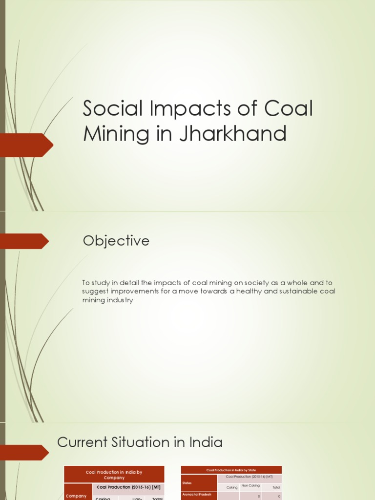 Social Impacts of Coal Mining in Jharkhand | PDF | Coal | Mining