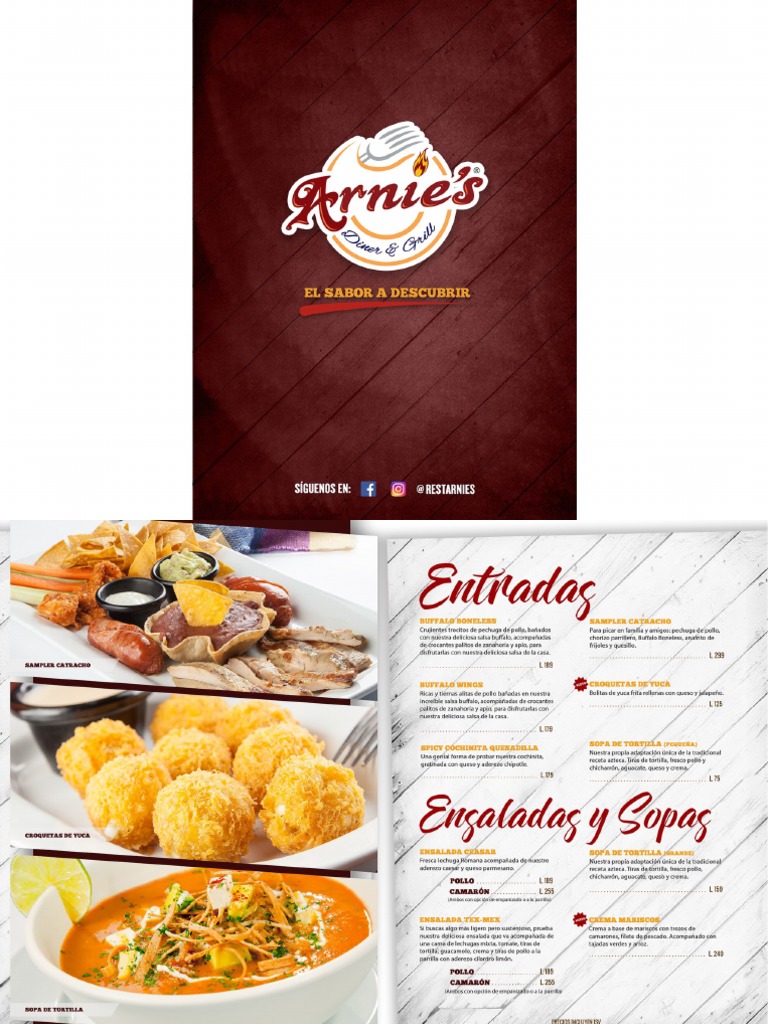Arnies - MenuPrincipal 2017 | PDF