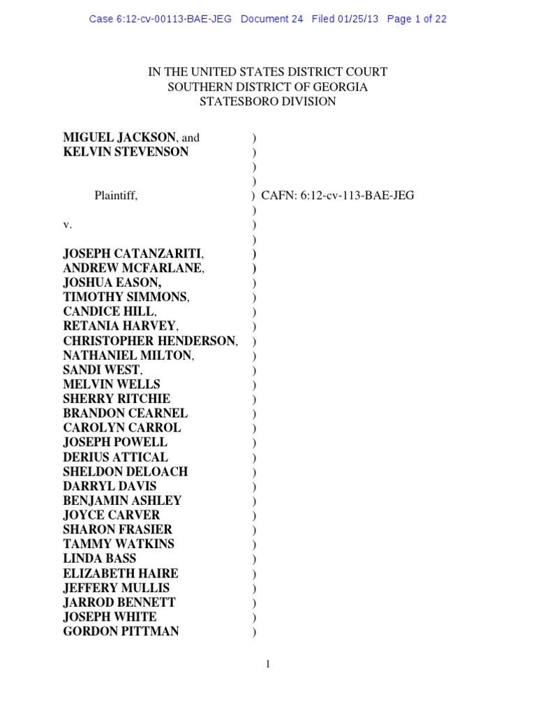 Plaintiffs' First Amended Complaint-ECF | PDF | Punitive Damages | Damages