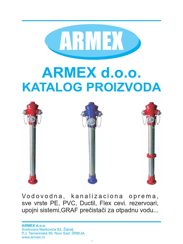 Armex Katalog Vodovod PDF | PDF