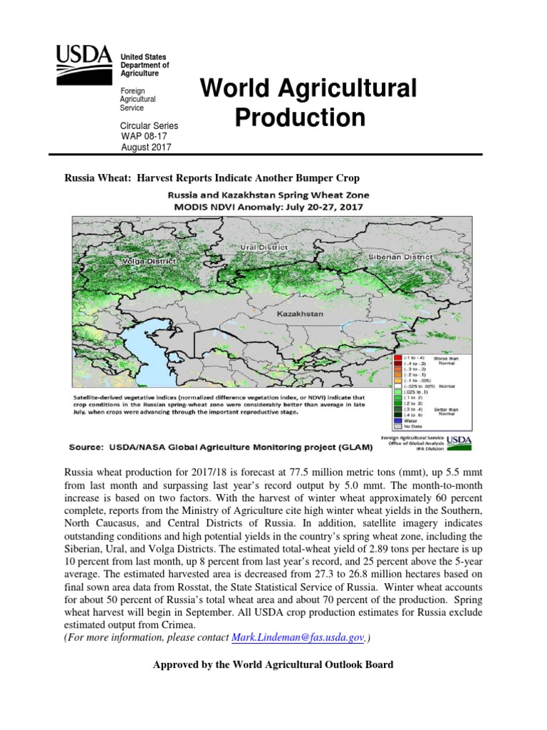 Production PDF | PDF | Wheat | Canadian Prairies