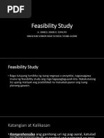 Feasibility Study (Filipino) | PDF