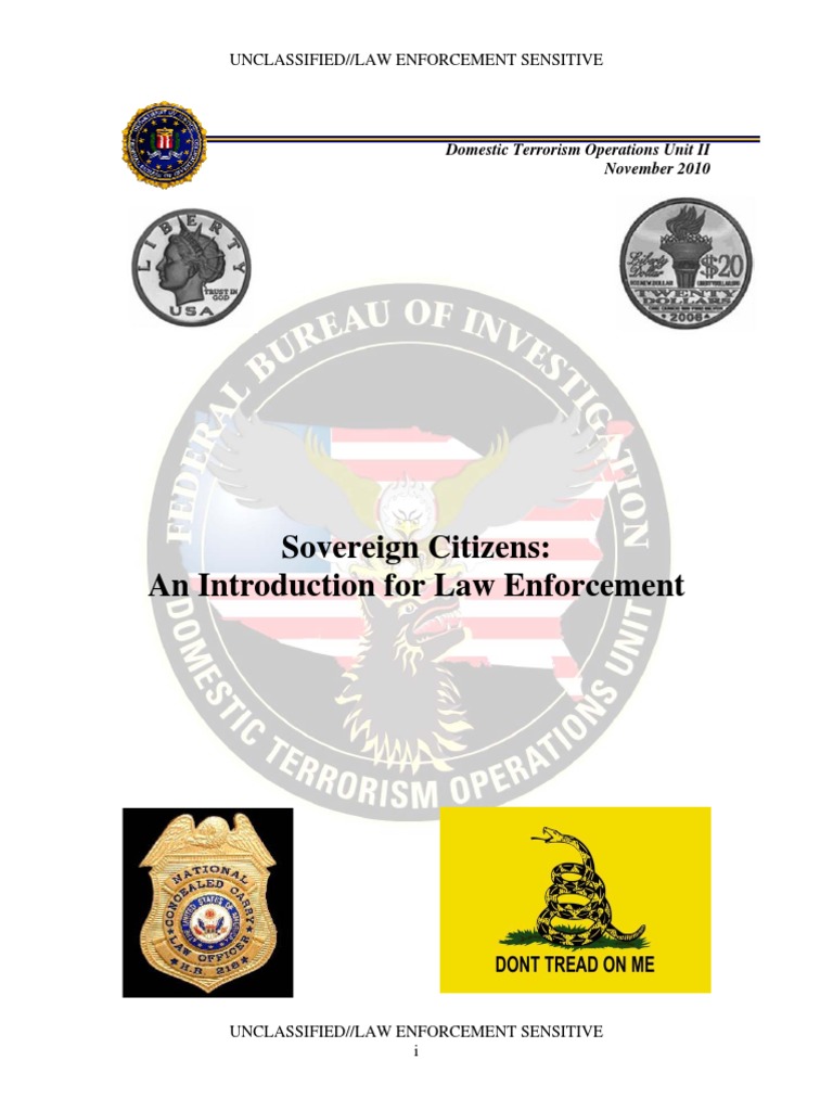 Sovereign_Citizens_Intro_For_LE.pdf | Classified Information In The ...