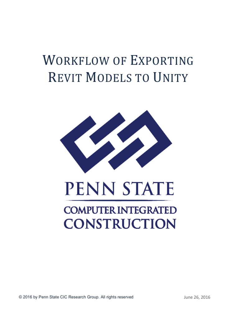 Revit 3DS Unity Workflow | PDF | Autodesk 3ds Max | 3 D Computer Graphics