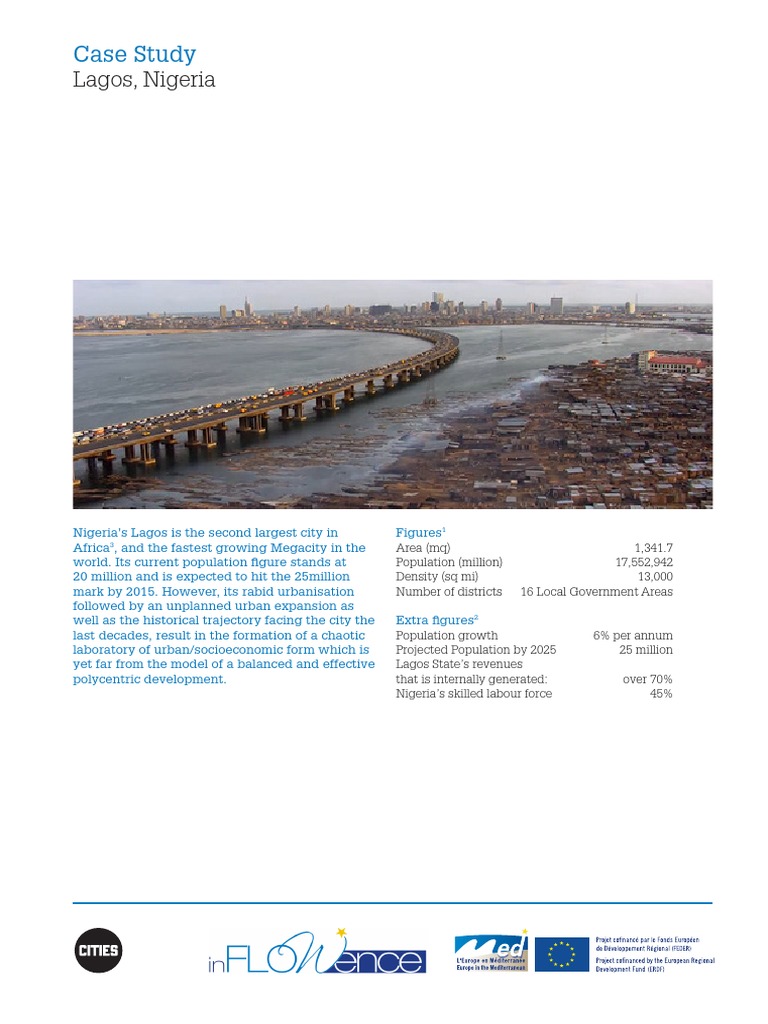 Lagos: Urban Growth and Challenges | PDF | Nigeria | Urbanization