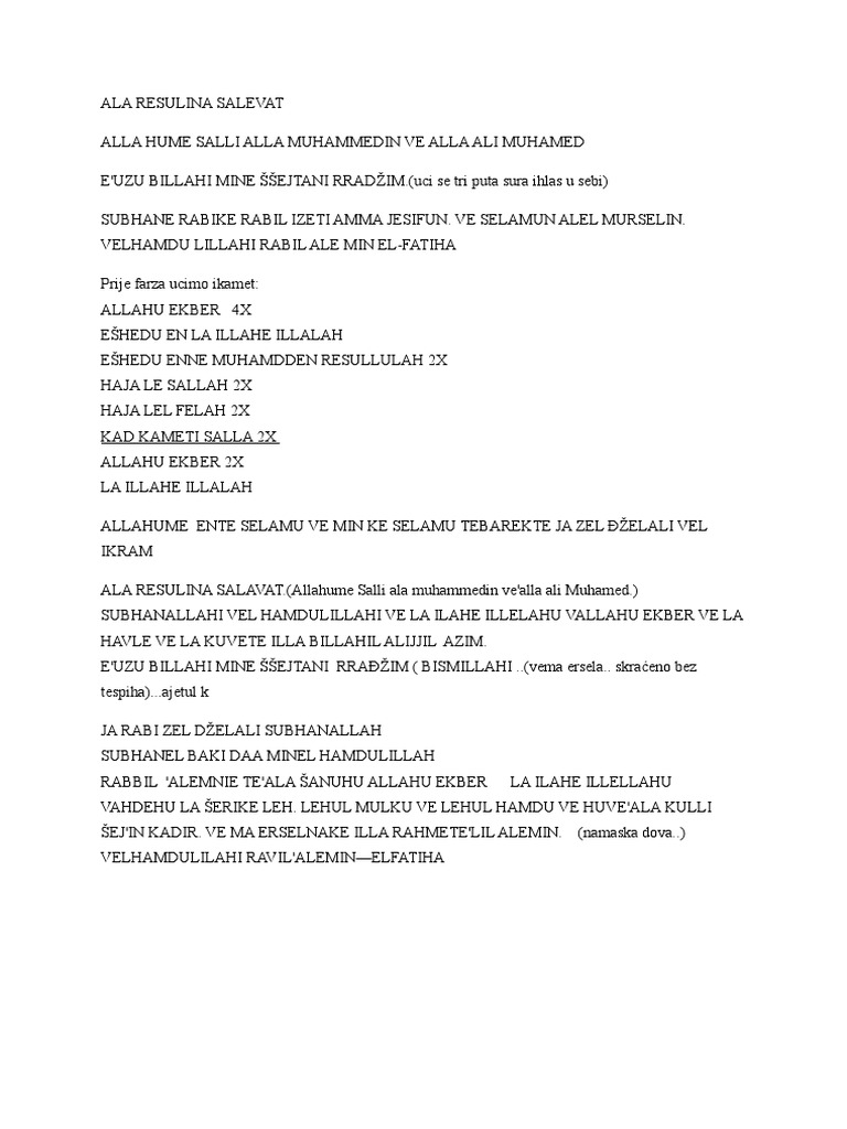 MUJEZINJENJE | PDF