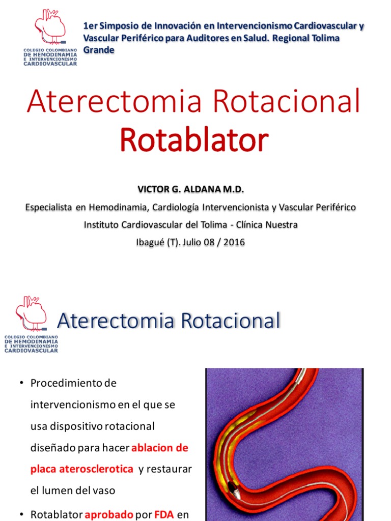 Aterectomia Rotacional Rotablator | PDF | Medicine | Cardiovascular System